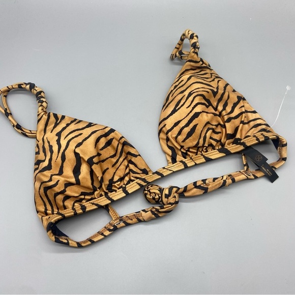 Vix | Swim | New Vix Tiger Animal Print Triangle Bikini Top 938 | Poshmark